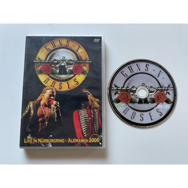 Guns N' Roses Live In Nurburgring Dvd 2010 Axl Rose | Shopee Brasil