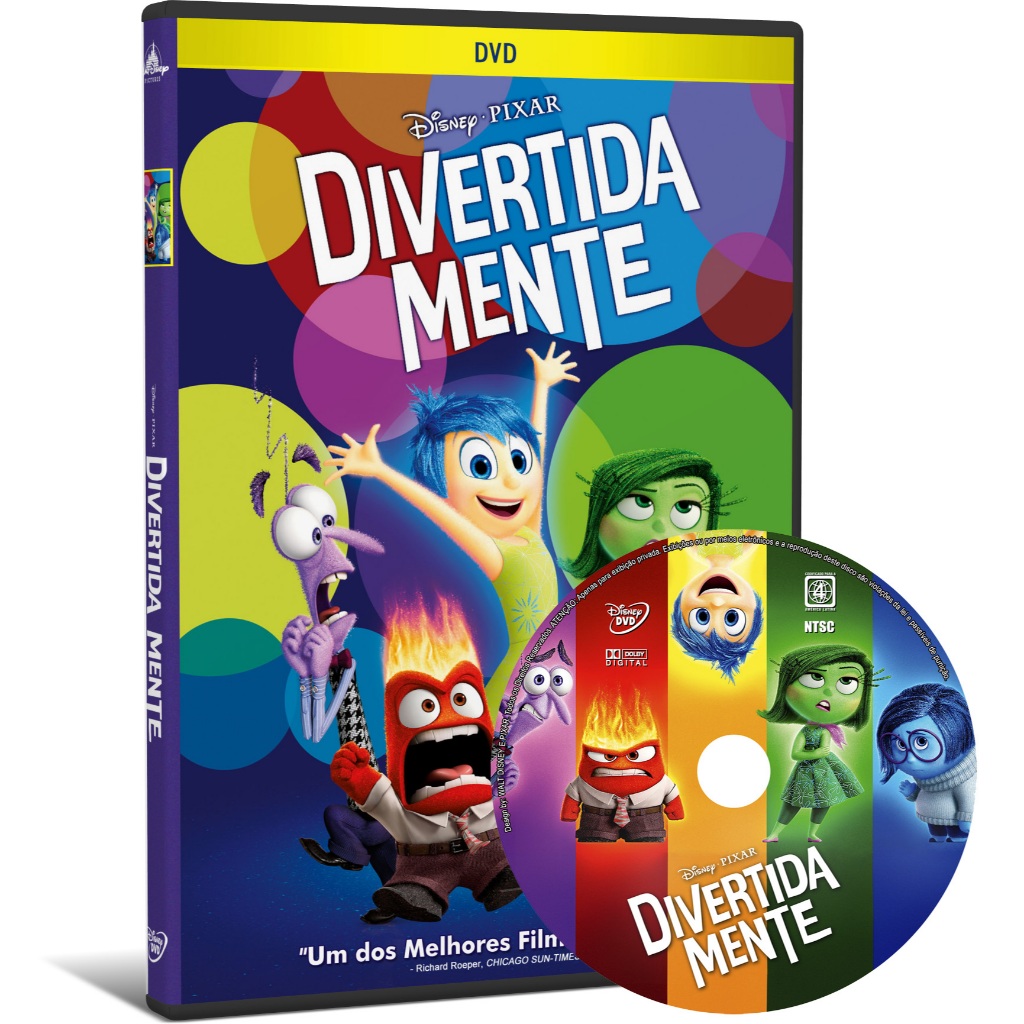 DVD Divertida Mente (2015) | Shopee Brasil