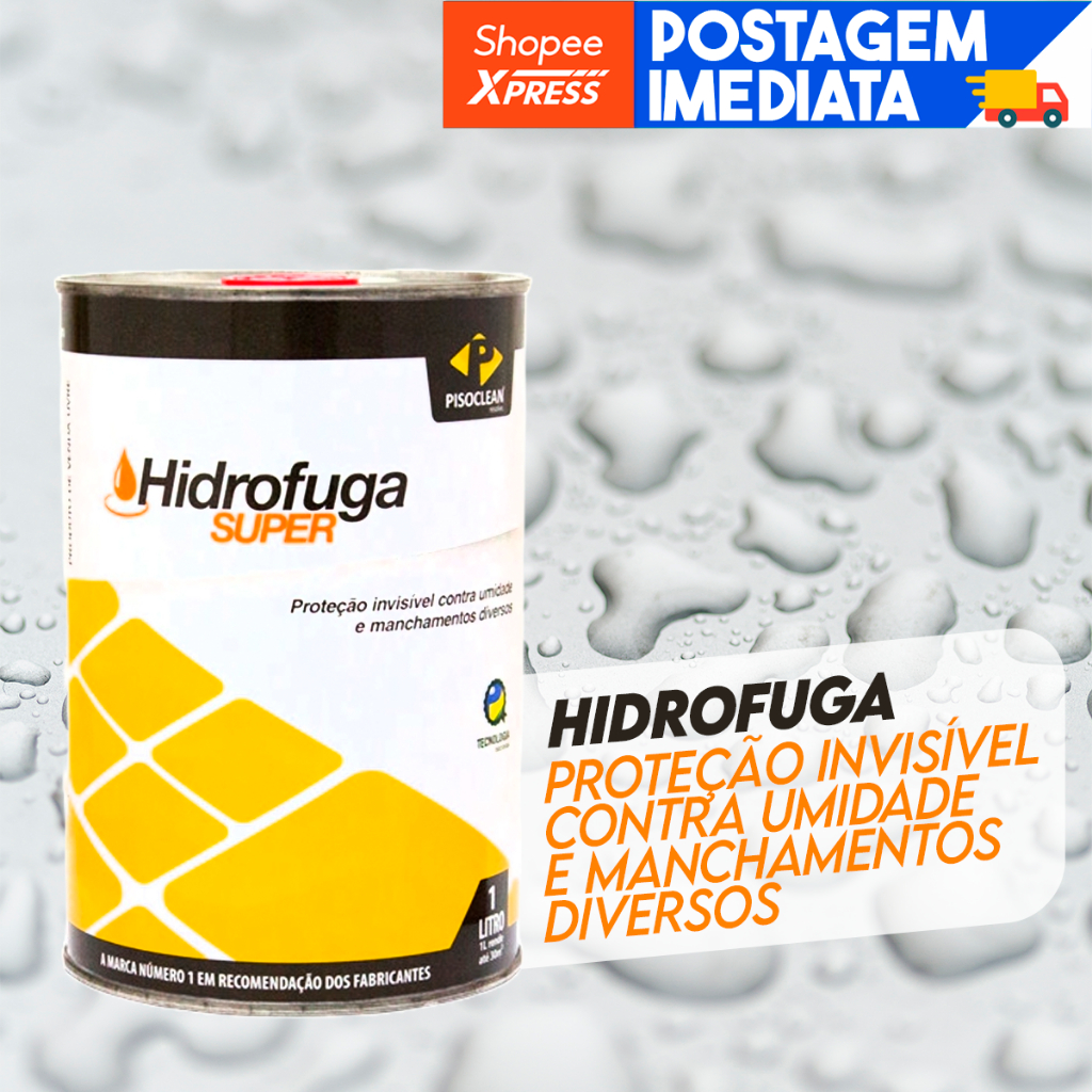 Impermeabilizante Pisos Hidrofuga Super Pisoclean 1L | Shopee Brasil