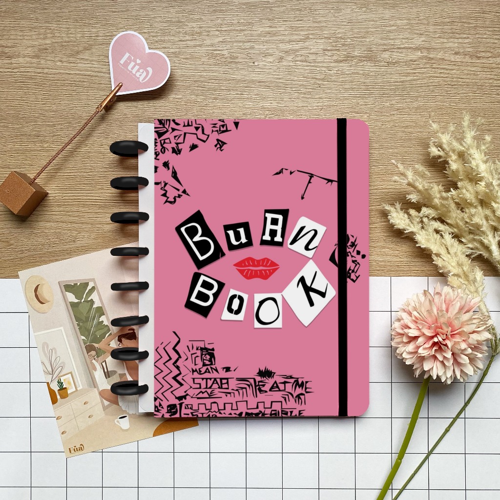 Caderno de disco A5 - Burn Book / Meninas Malvadas - CAPA DURA | Shopee ...