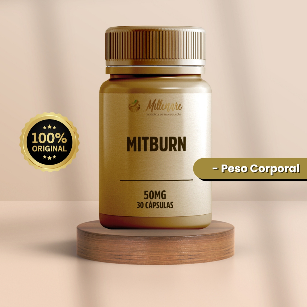 Mitburn 50mg 30 Cápsulas Suplemento | Shopee Brasil