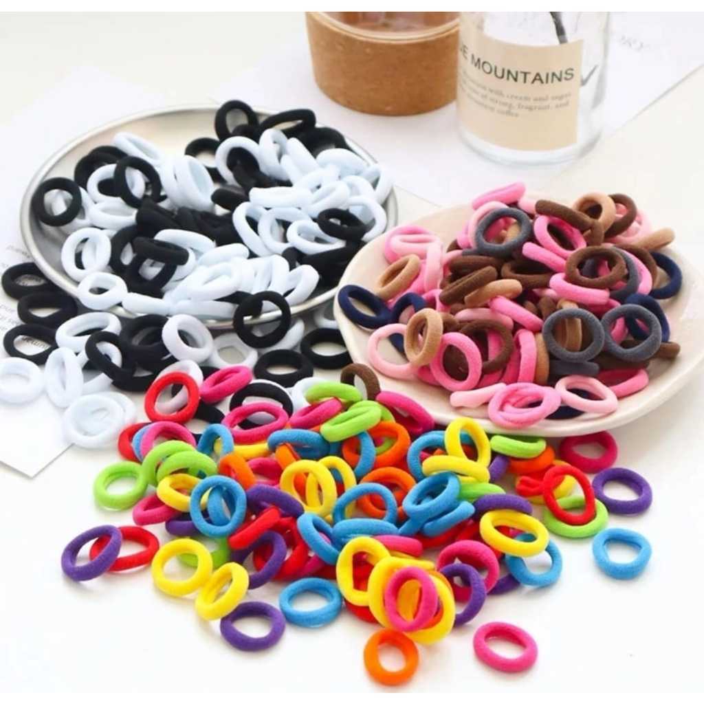 Kit 360 Mini Elástico Meia Infantil Rabicó Xuxinha De Meia Para Cabelo ...
