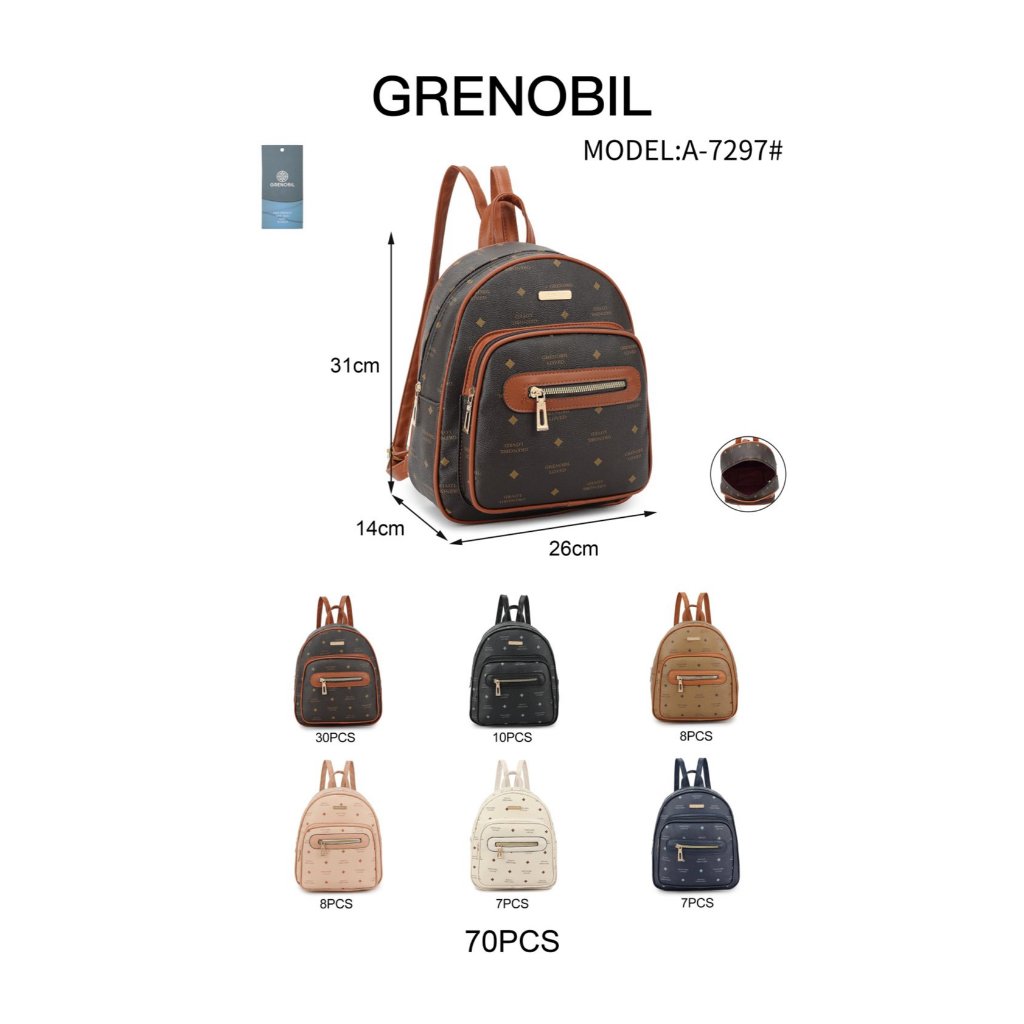Mochila Feminina Grenobil A7297 | Shopee Brasil
