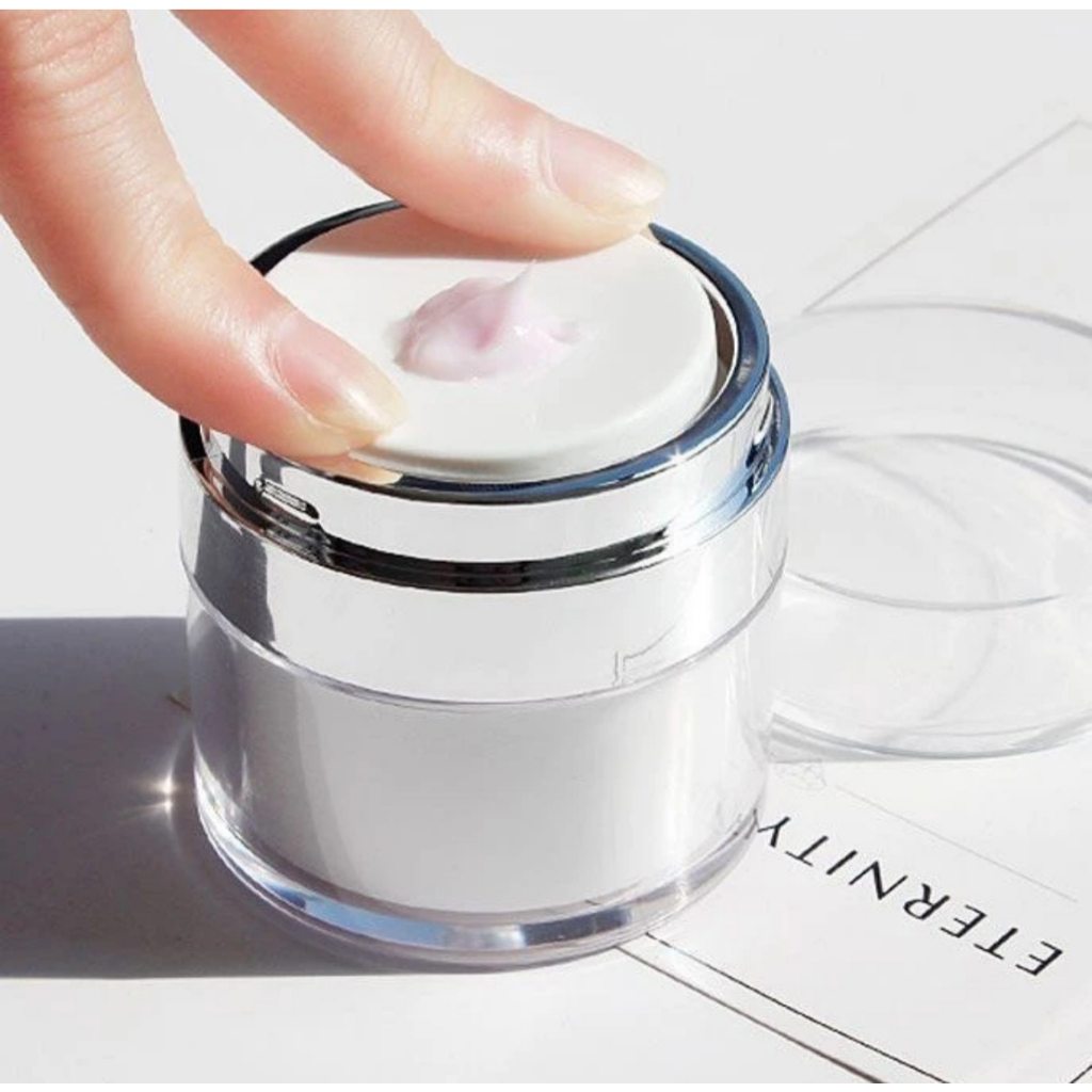 15/30/50ml Frasco De Creme Gel Acrílico Pump Vazio Pressao Válvula Pote ...