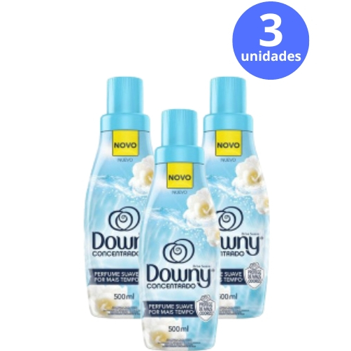 Kit 3x Amaciente Concentrado Downy Brisa Suave - 500ml | Shopee Brasil