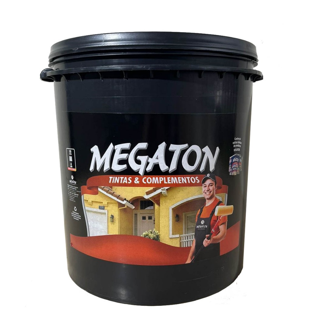 Grafiato Para Parede Malha 10 Megaton Balde 5Kg Textura Única e Suave ...
