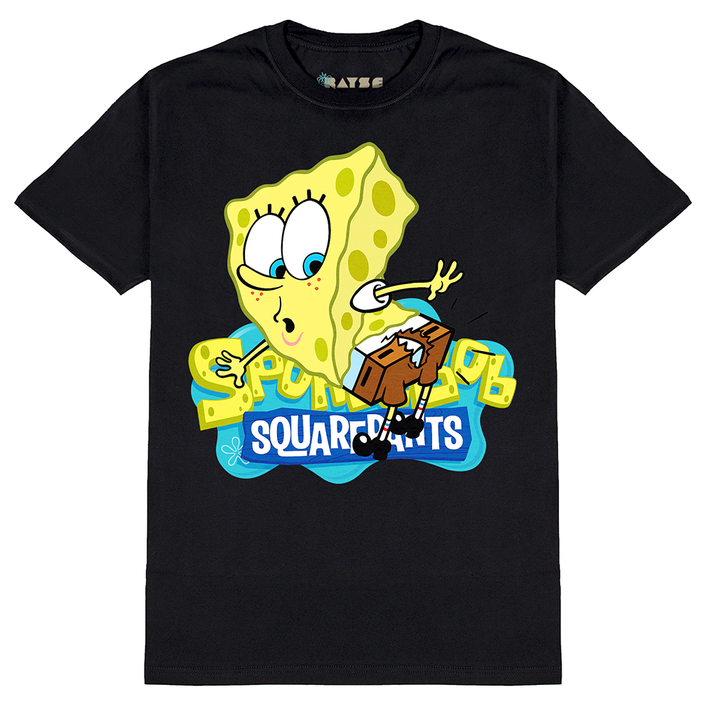 Camiseta Masculina Algodão Bob Esponja Calça Quadrada 2A | Shopee Brasil