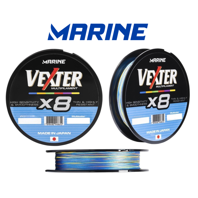 Linha Multifilamento Marine Vexter X8 Multicolor 150 Metros - Varias Medidas | Shopee Brasil