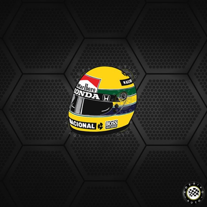Kit 2 Adesivos Senna Sempre Sticker S Do Senna | Shopee Brasil