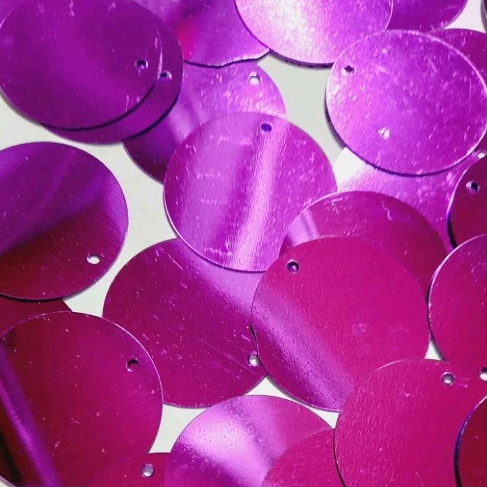 Paete Roxo Brilhante 25mm Pacote Com 50 Gramas | Shopee Brasil