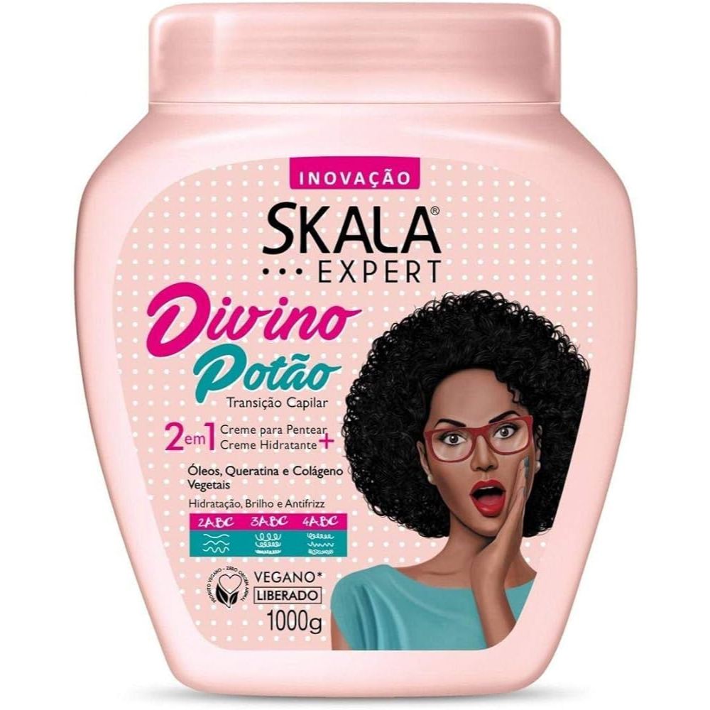 CREME DE TRATAMENTO SKALA - DIVINO POTÃO 1000g (1Kg) - Unidade | Shopee ...