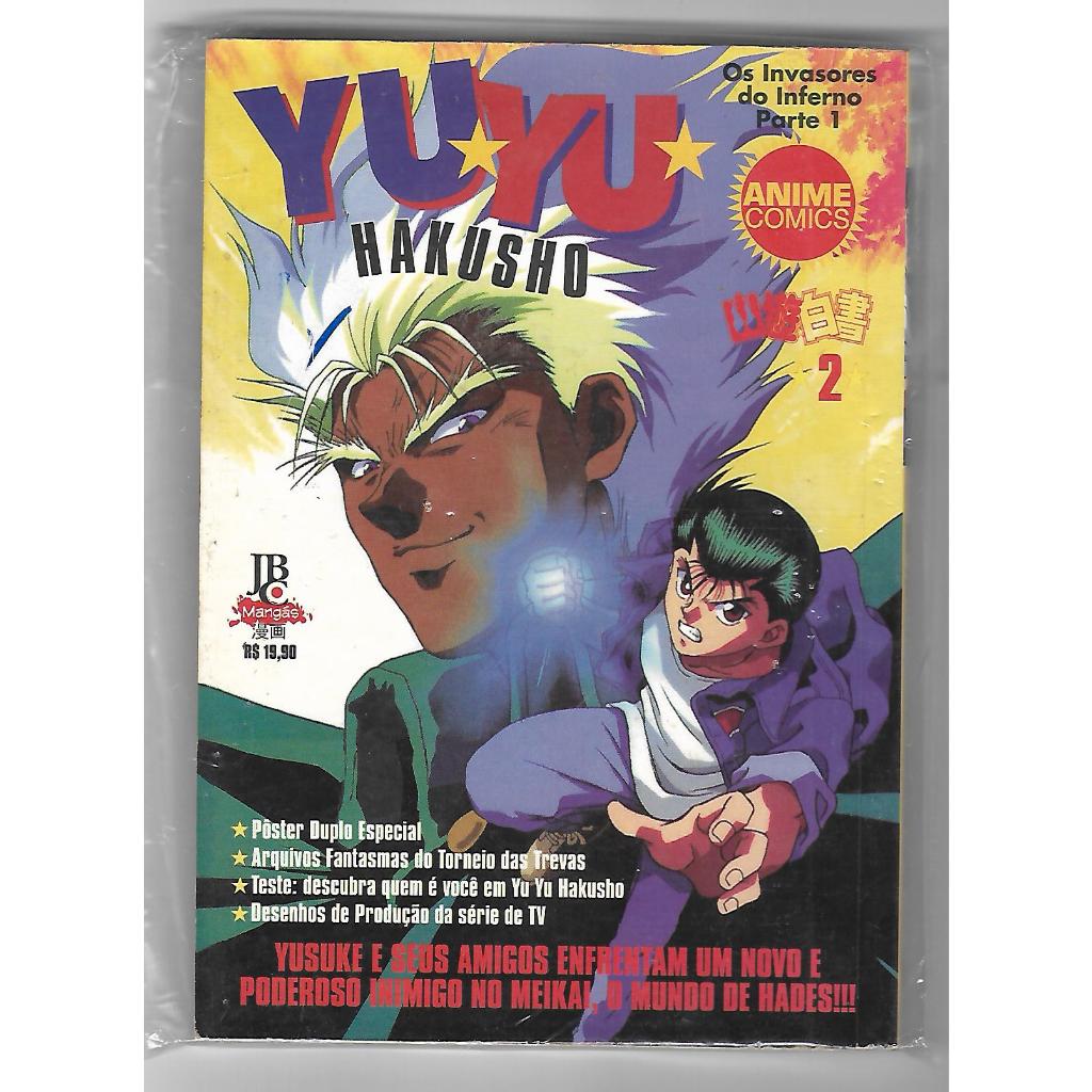 Mangá Yu Yu Hakusho Anime Comics 2 Os Invasores Do Inferno Parte 1 ...