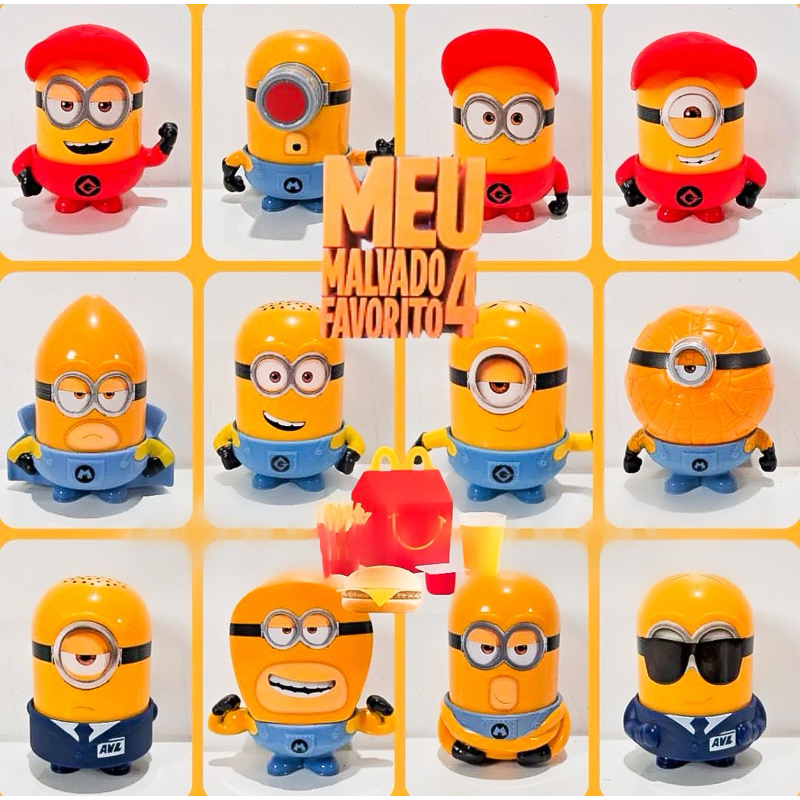 com opção de escolha filme meu malvado favorito 4 personagens minions ...