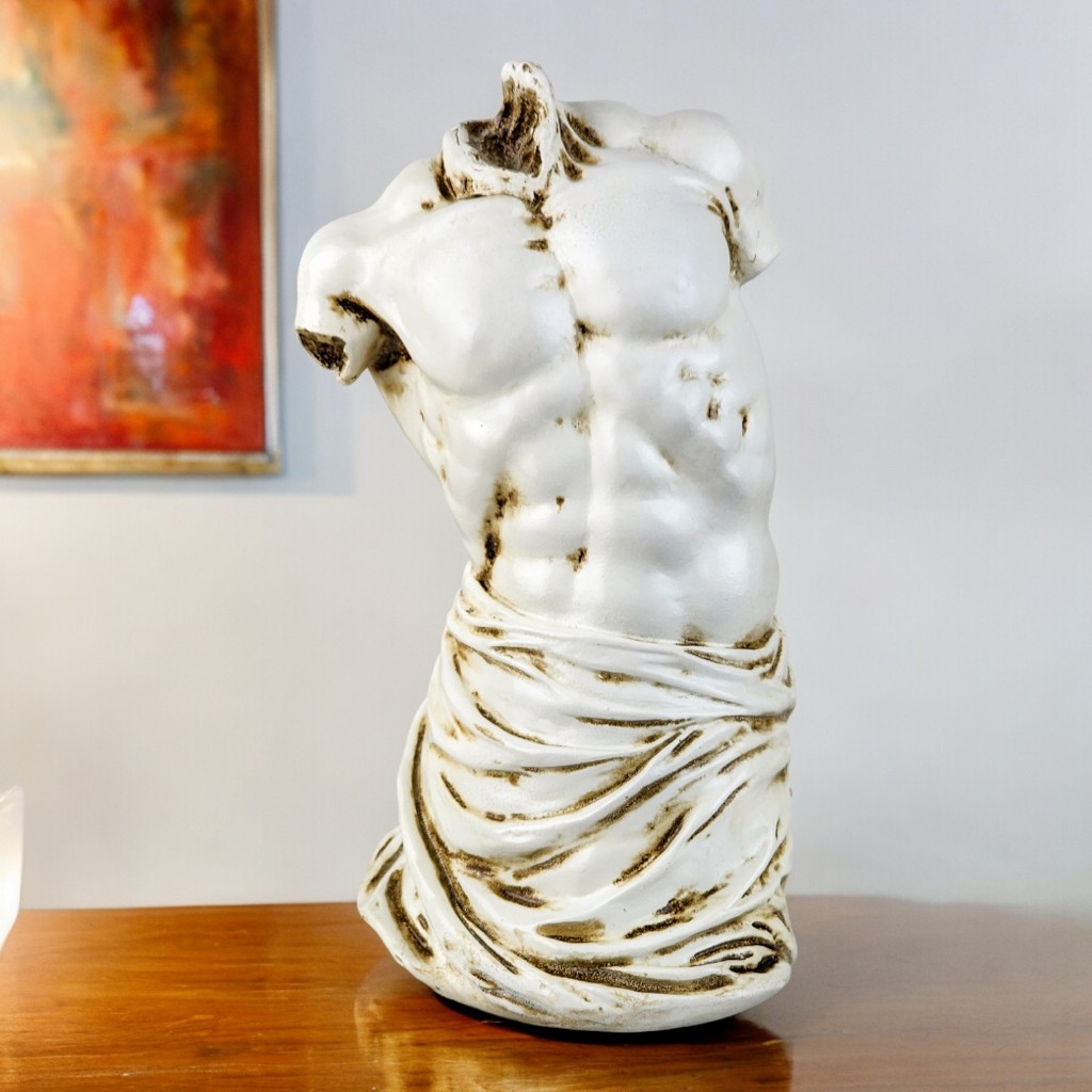 Estatueta Escultura Busto Grego David Michelangelo Luxo 30 Cm | Shopee ...