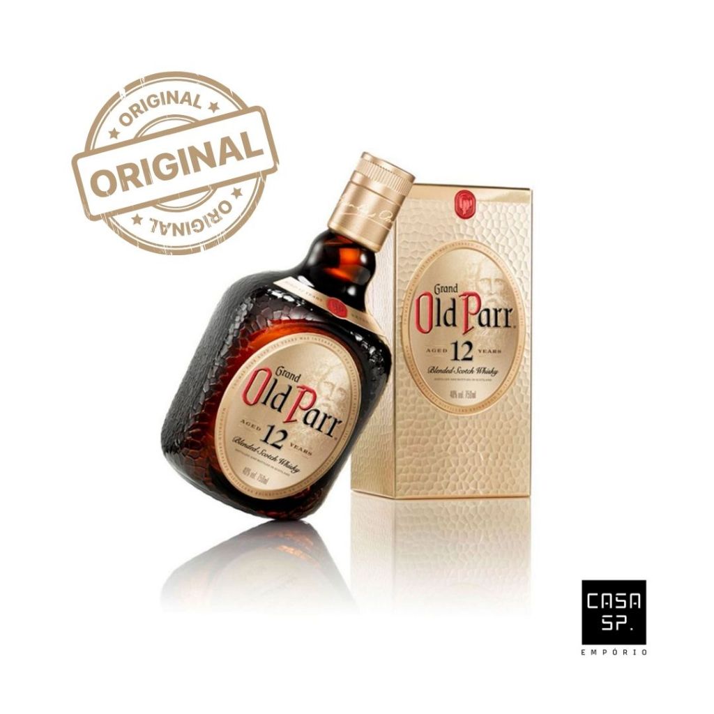 Whisky Grand Old Parr 12 Anos 1L | Shopee Brasil