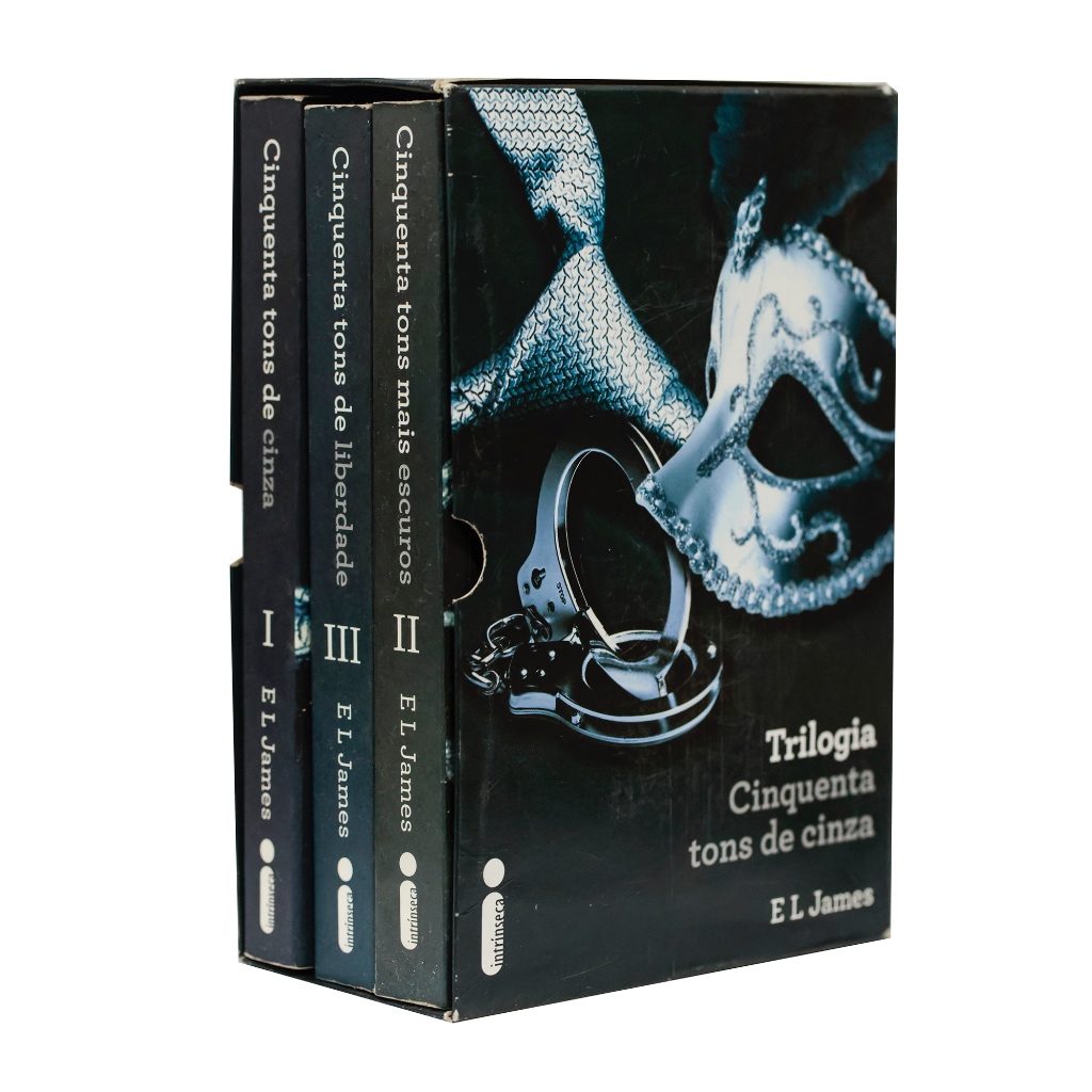 Box da Trilogia Cinquenta Tons de Cinza (3 Volumes) | Shopee Brasil
