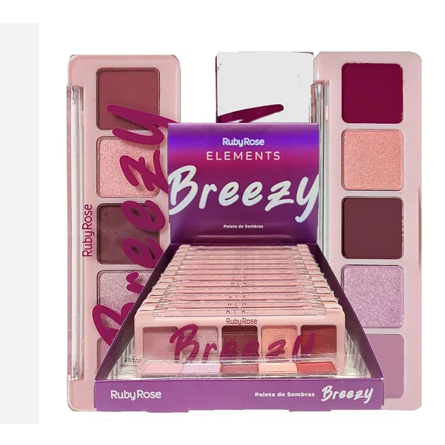Paleta de Sombras Breezy Elements Overland Elements Ruby Rose | Shopee ...
