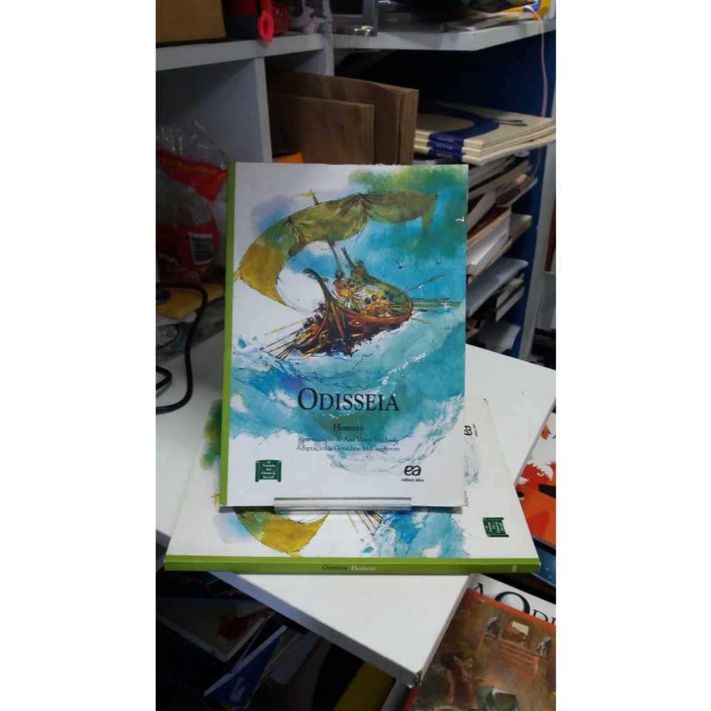 LIVRO - ODISSEIA - HOMERO - ADAP. GERALDINE MCCAUGHREAN - INF. JUV ...