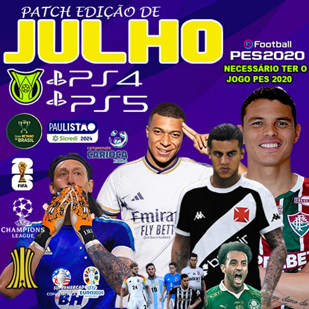 PATCH ATUALIZADO PES 20 P/ PLAY4 E PLAY5 | Shopee Brasil