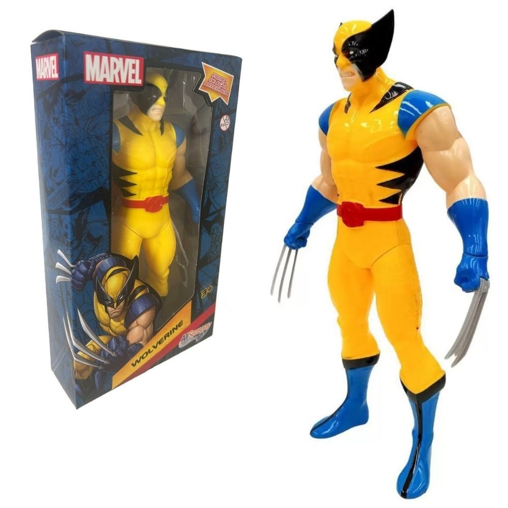 Boneco Articulado Marvel Wolverine 22cm | Shopee Brasil