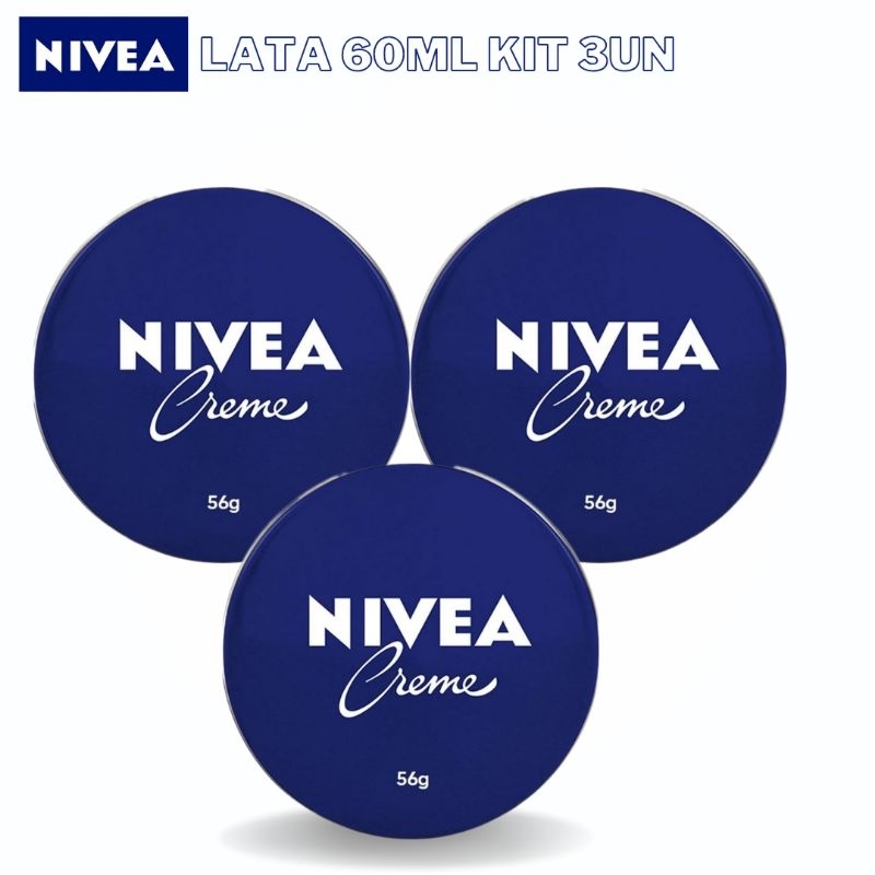 Creme hidratante NIVEA lata 60ml | Shopee Brasil