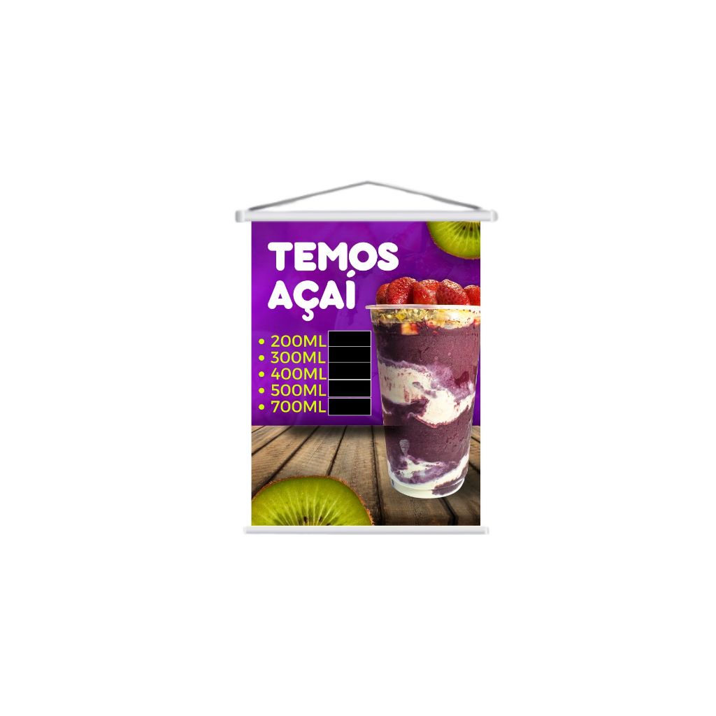 50x60 Temos Banner de açaí - ARTE PRONTA ENTREGA | Shopee Brasil