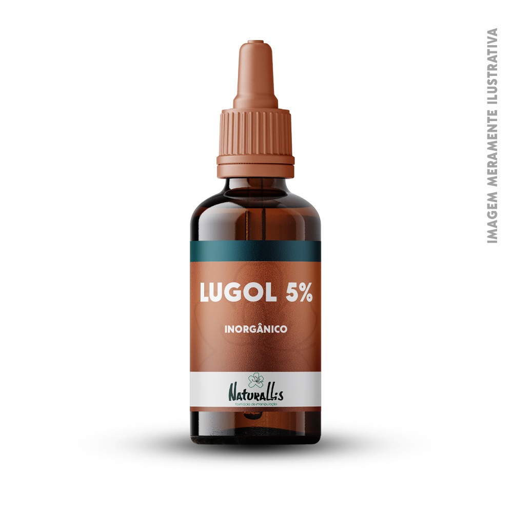 Solução de Lugol 5% Inorgânico - Conta-gotas 30ml ou 50ml | Shopee Brasil