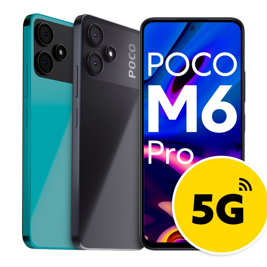 Celular Xiaomi Poco M6 Pro 5G Dual SIM Tela 6.79” 4GB / 6GB / 8GB Ram 128GB ou 256GB Nota fiscal ...