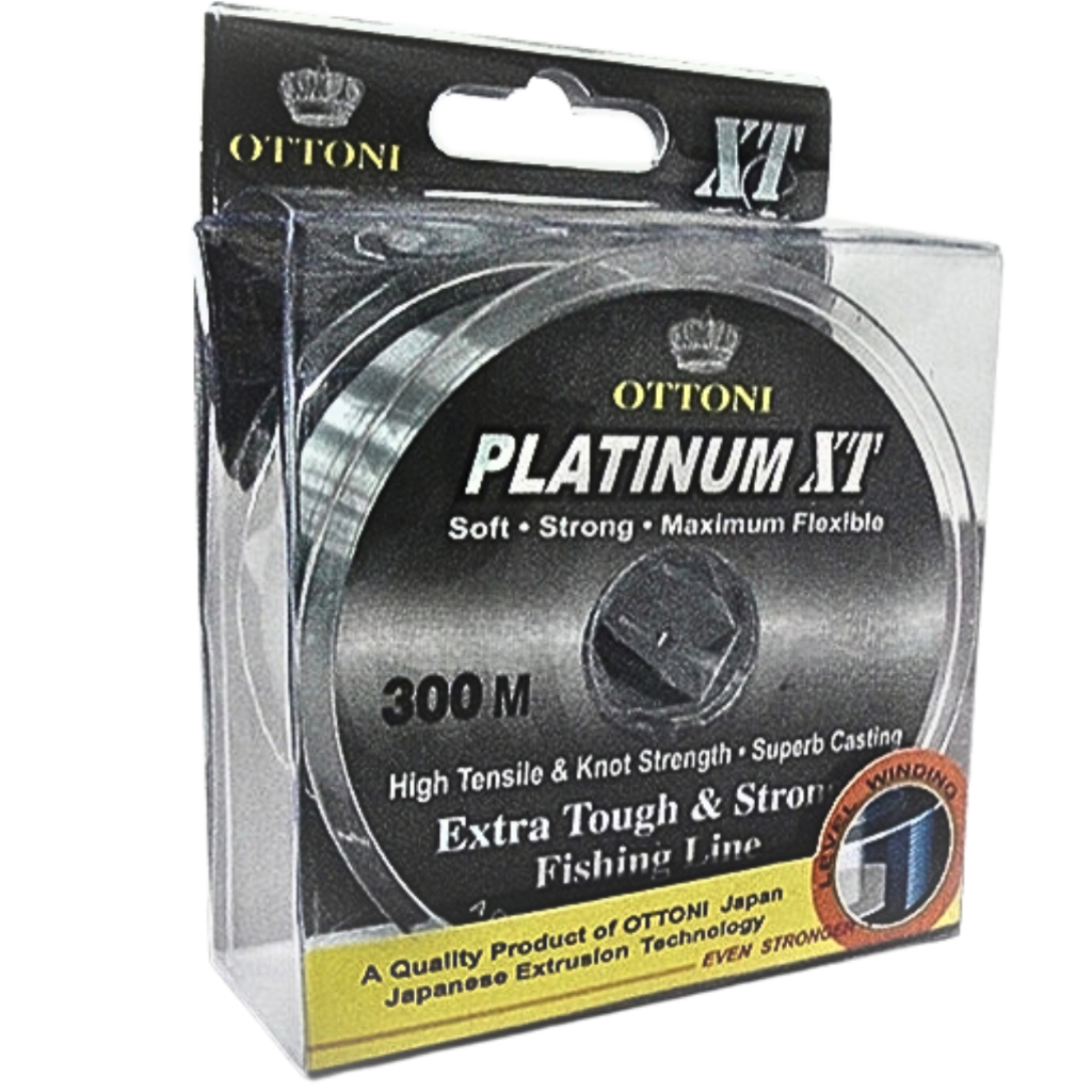 linha de pesca monofilamento platinum xt transparente ottoni 300 metros ...