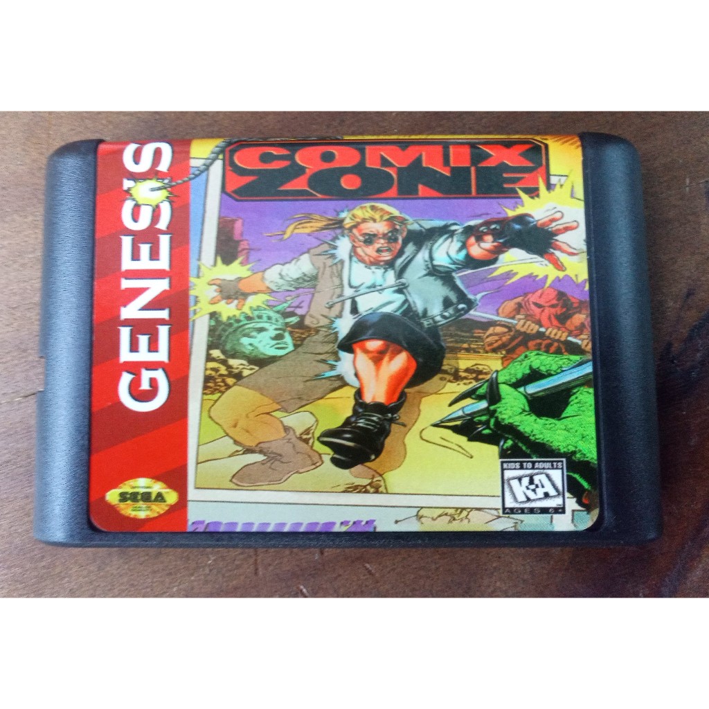 Cartucho: Comix Zone - Mega Drive (Novo) | Shopee Brasil