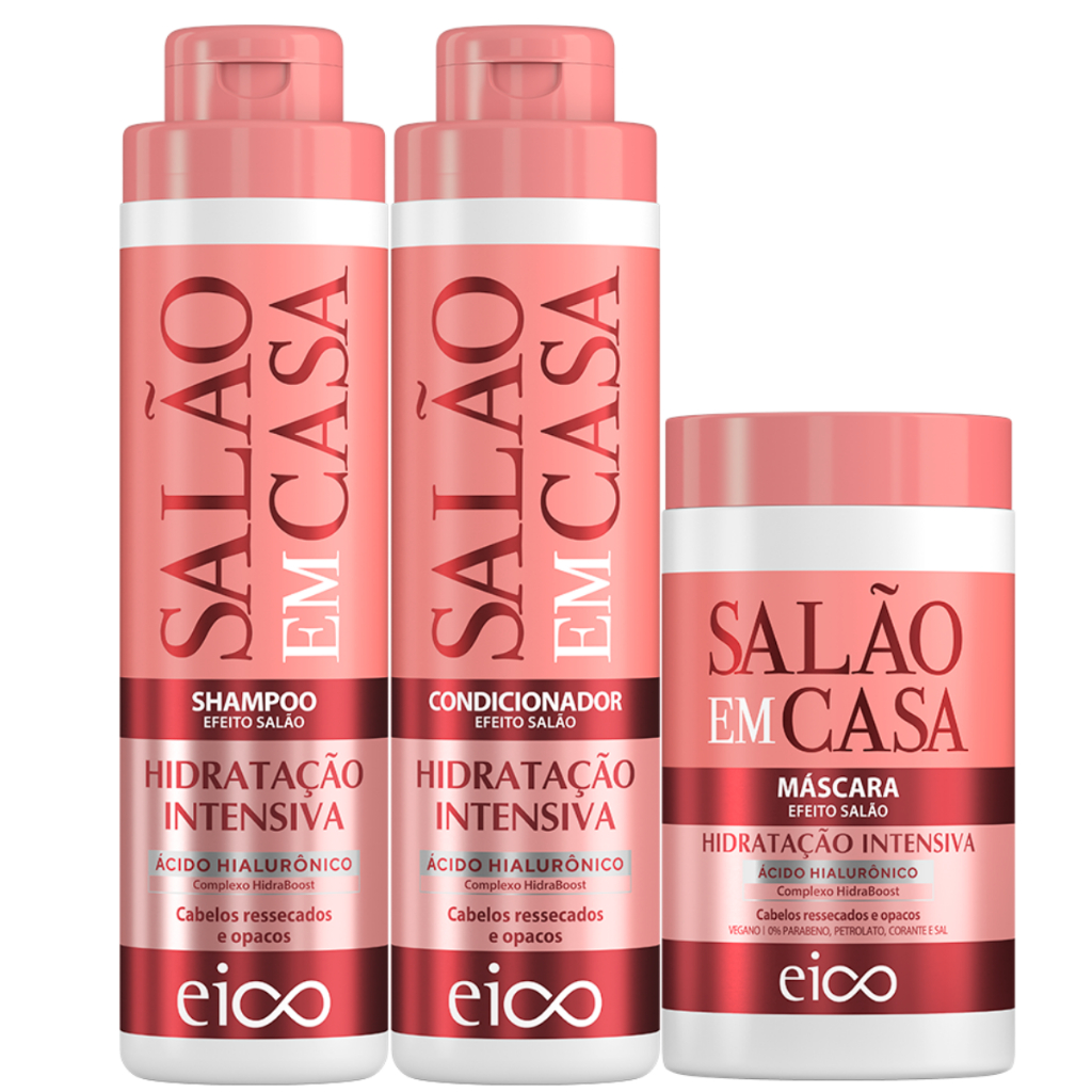 Eico Tratamento Salão Em Casa Hidratação Intensiva Shampoo ...