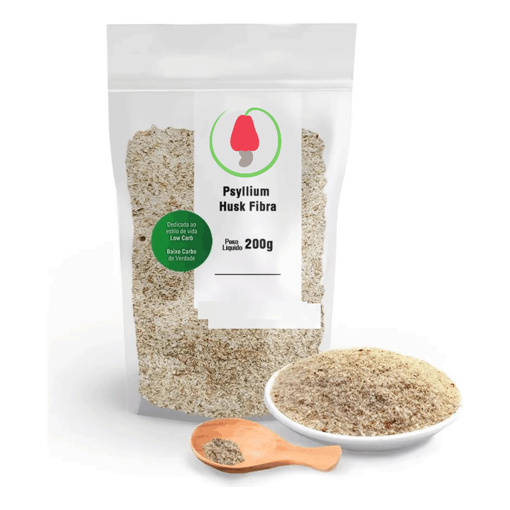 Psyllium Husk 100% Puro 200g Fibra Natural Solúvel Psillium | Shopee Brasil
