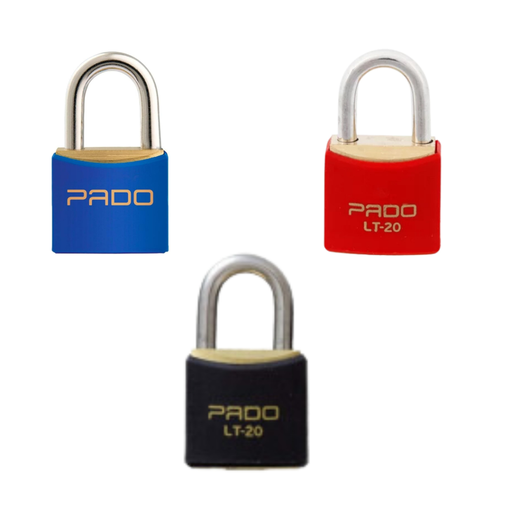 Cadeado Pado Lt-20mm Cores variadas Latão 2 Chaves Seguro | Shopee Brasil