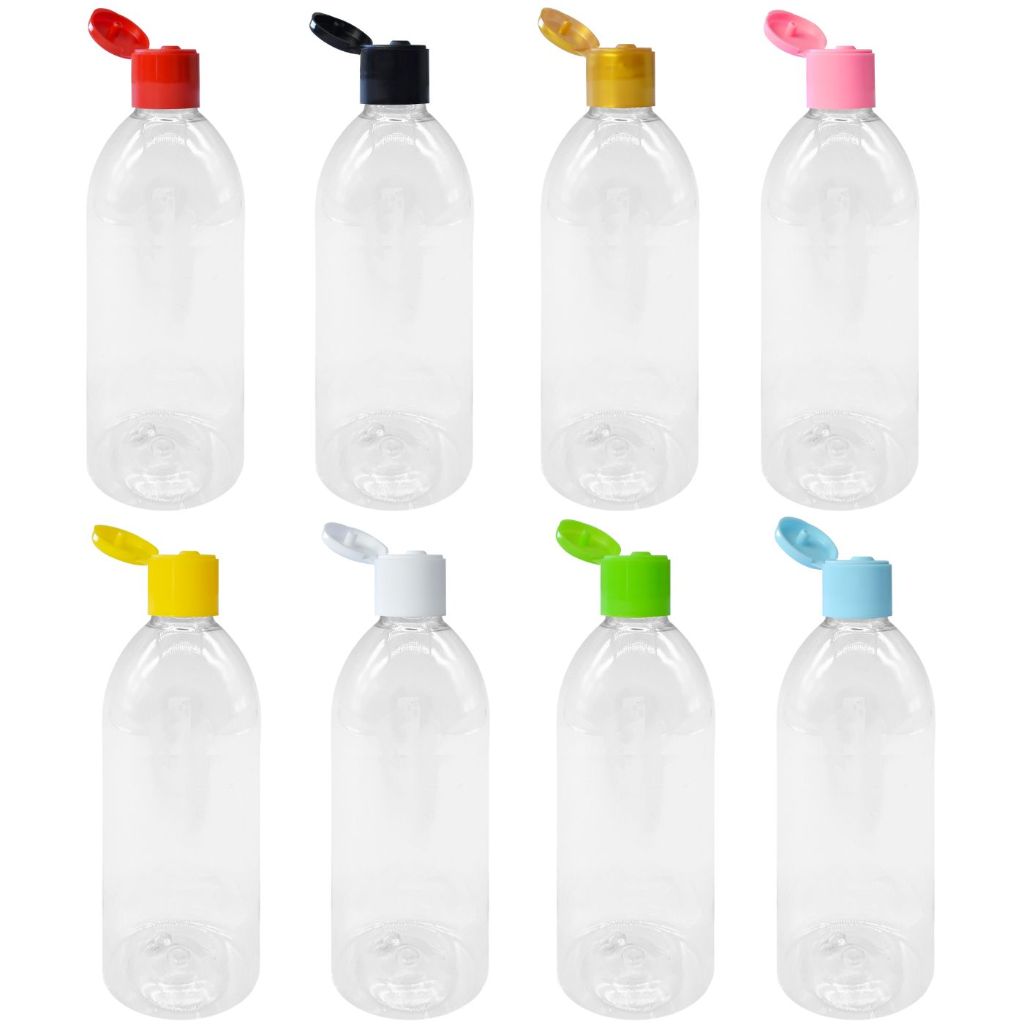 100 Frascos Plásitcos 150ml Cilíndrico Com Tampa Fliptop P/ Creme ...