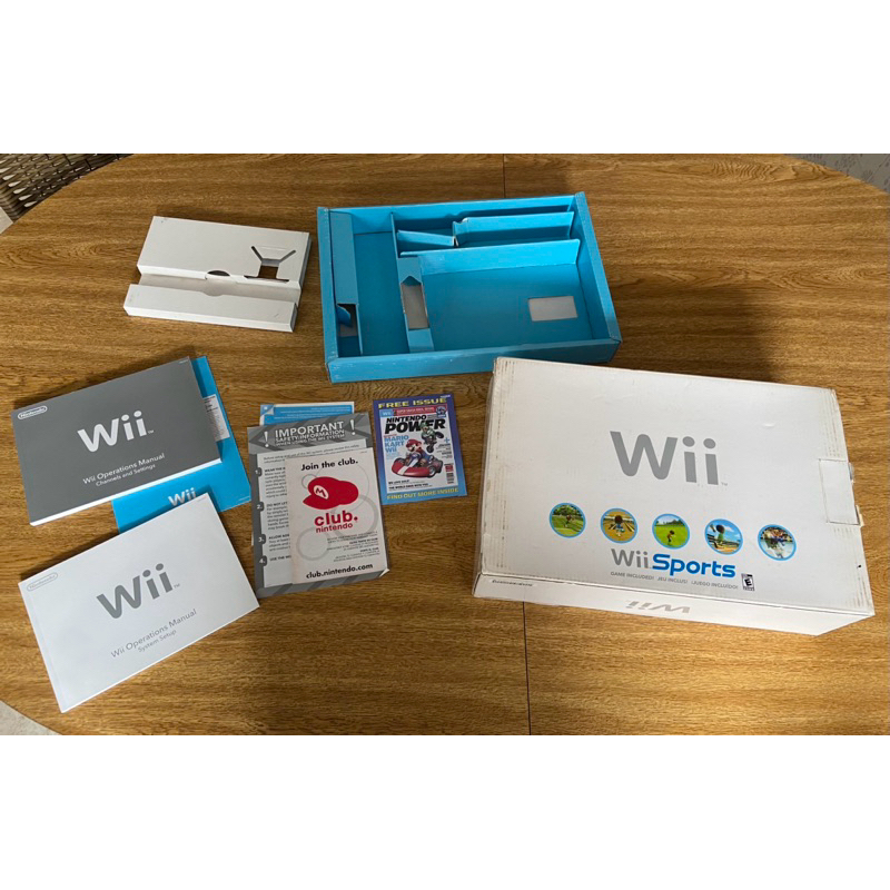 Caixa Nintendo Wii C Manuais Berco | Shopee Brasil