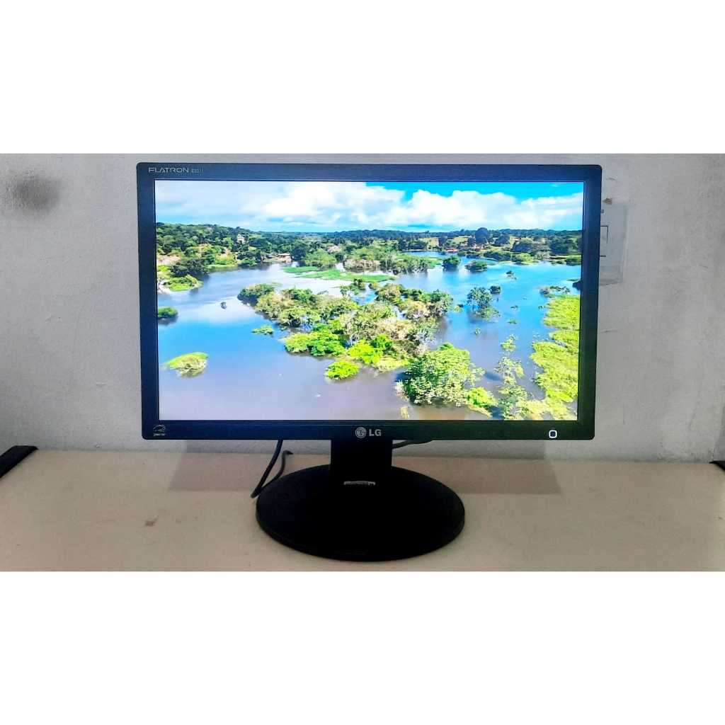 Monitor 20 Polegadas LG Flatron Led E2011 Widescreen | Shopee Brasil