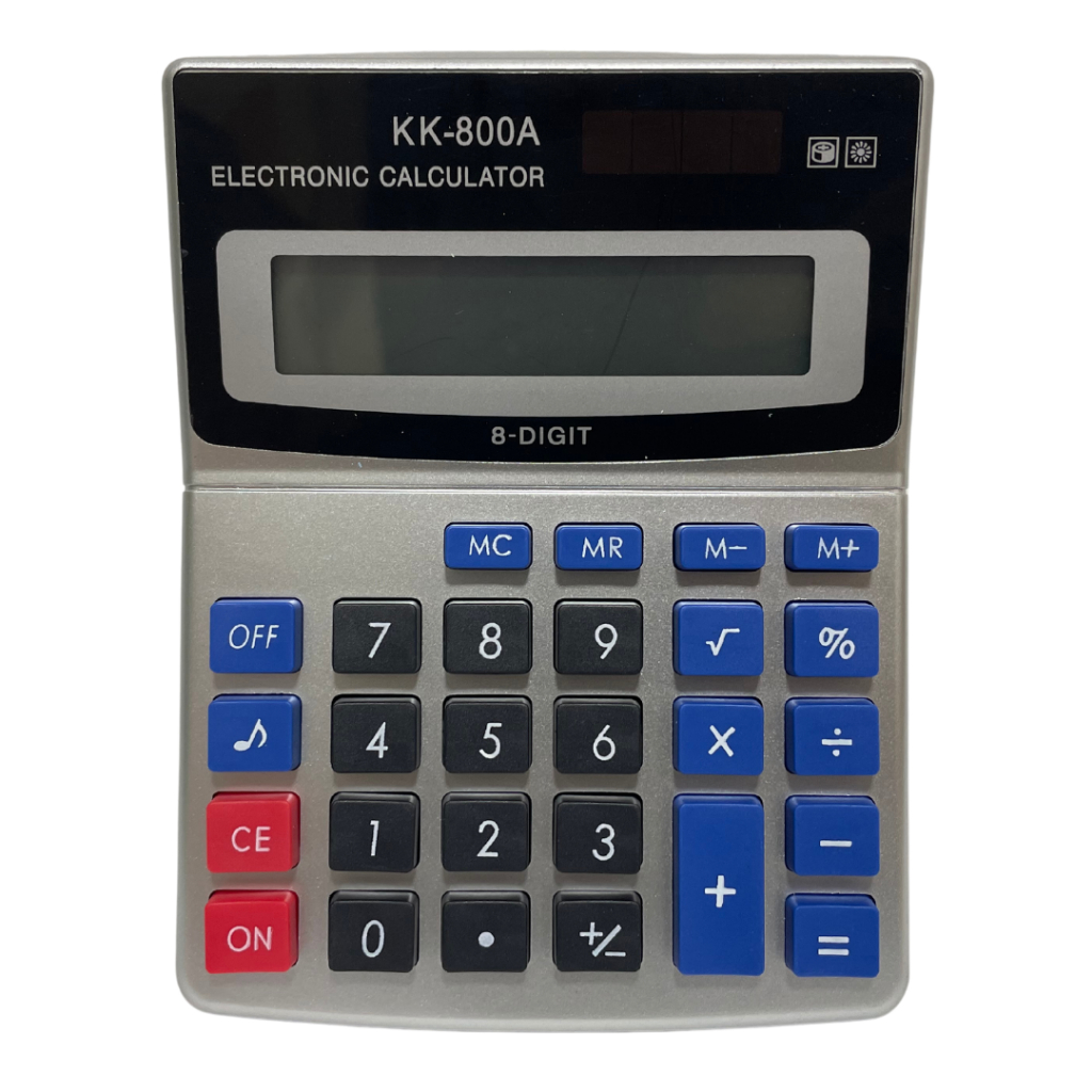 Calculadora LCD de 8 dígitos KK-800A | Shopee Brasil