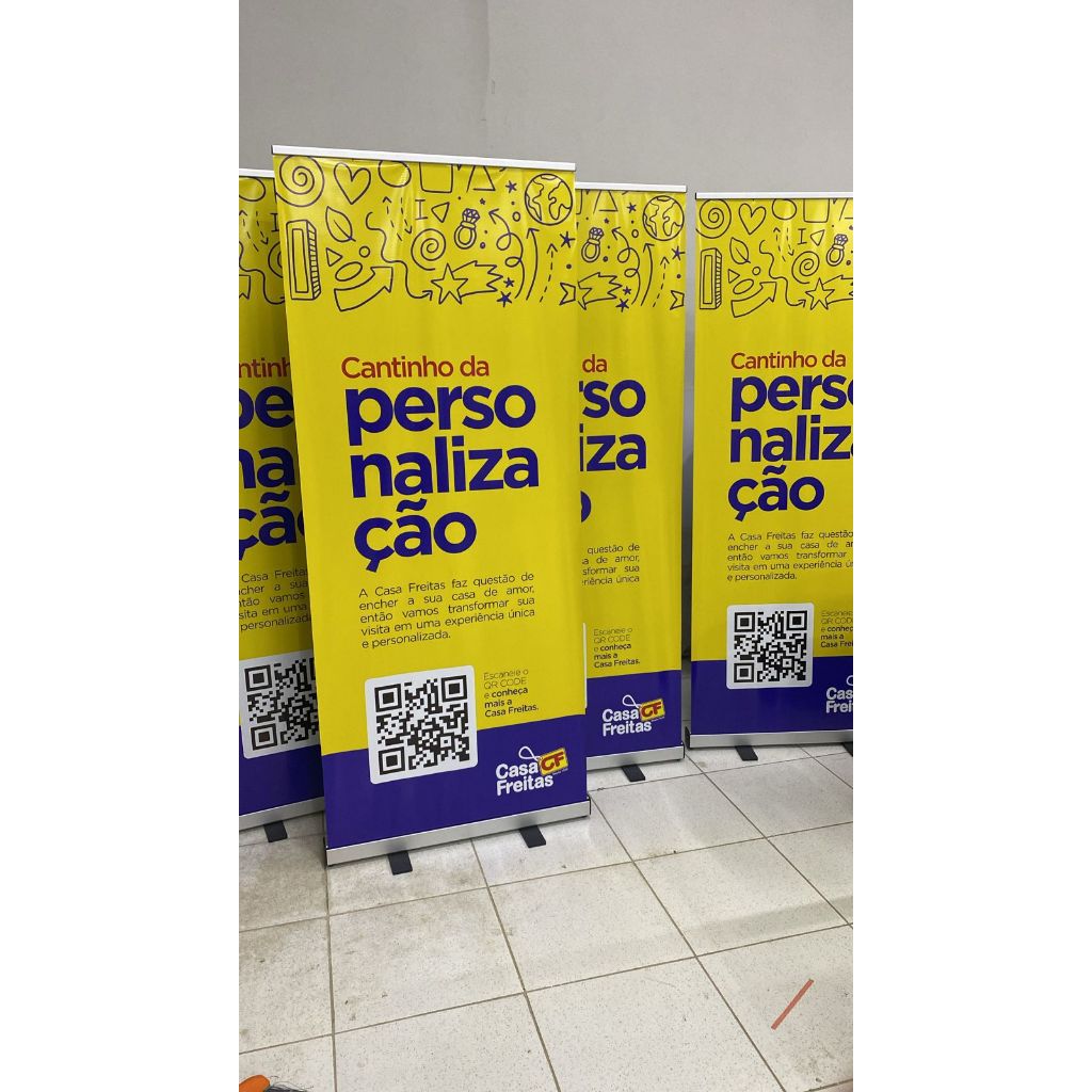 Banner Roll Up - Banner + Porta Banner | Shopee Brasil