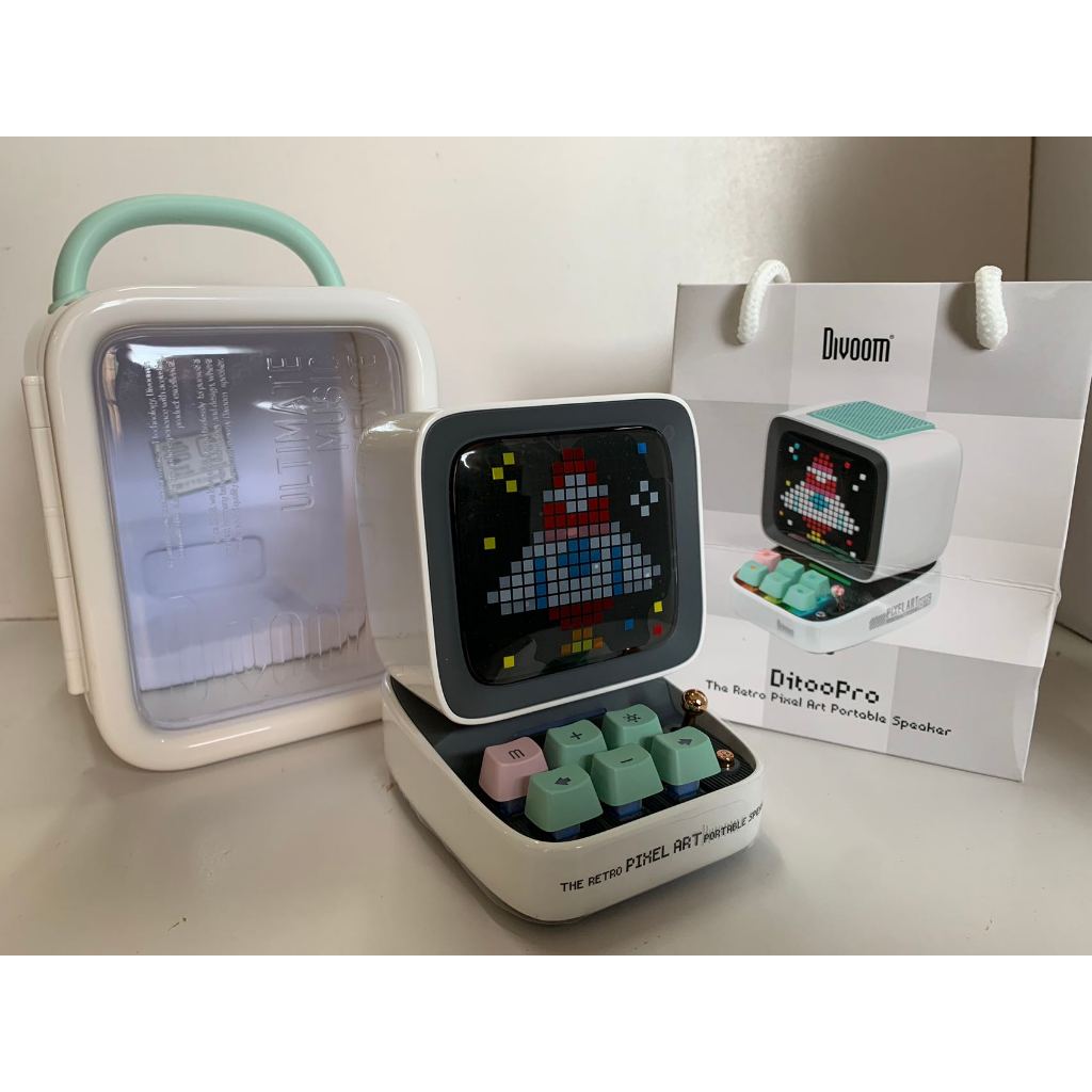 Caixa de Som Divoom Ditoo Red - Edição Limitada | Shopee Brasil