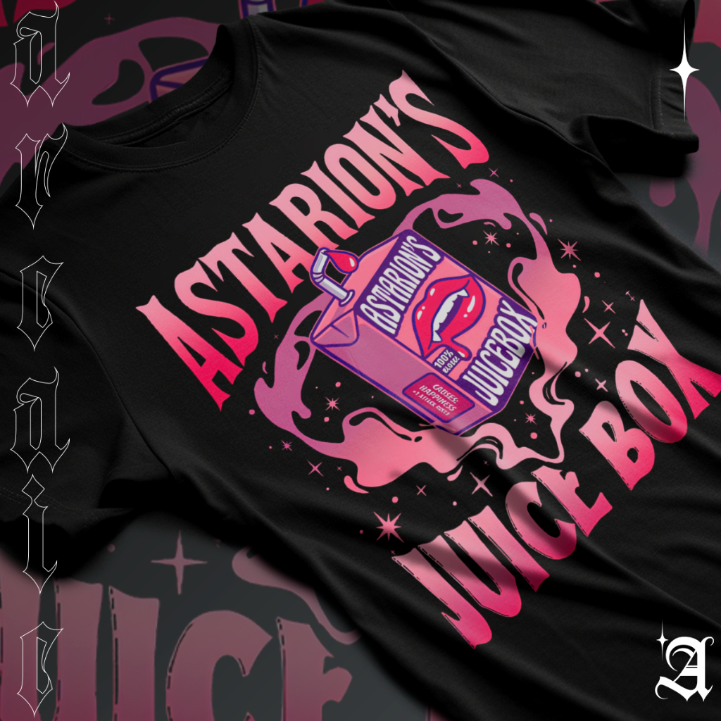 Camiseta Basica Camisa Astarion Astarion's Juice Box Girl Dinner ...