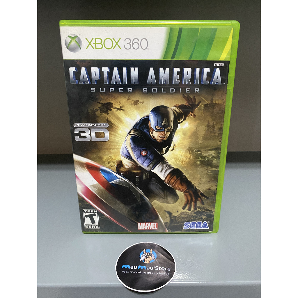 Capitão América Xbox 360 - Original Usado Jogos de Ação América Jogos ...