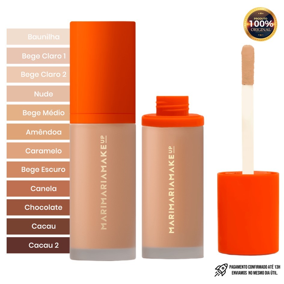 Base Velvet Skin da Mari Maria em Nova Fórmula Todas as Cores | Shopee ...