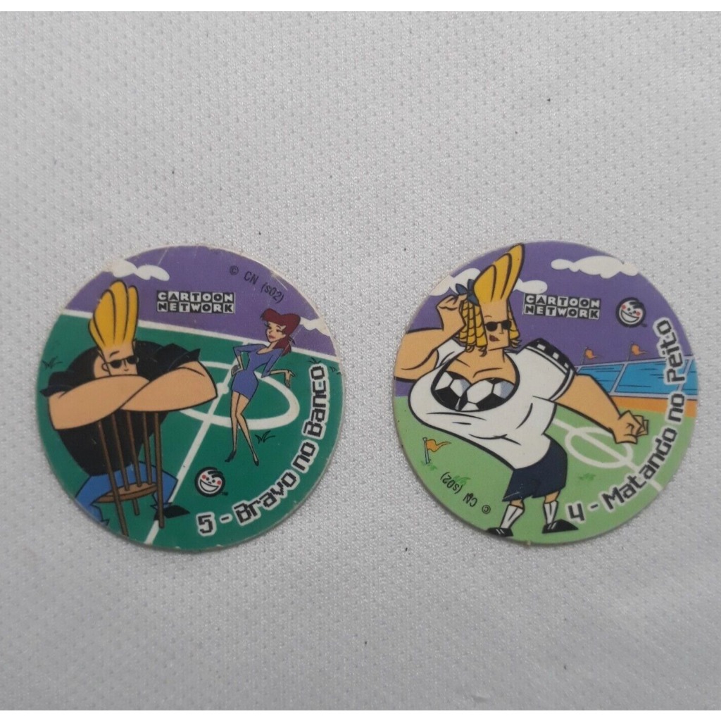 02 Toon Tazos na copa Original Johnny Bravo | Shopee Brasil