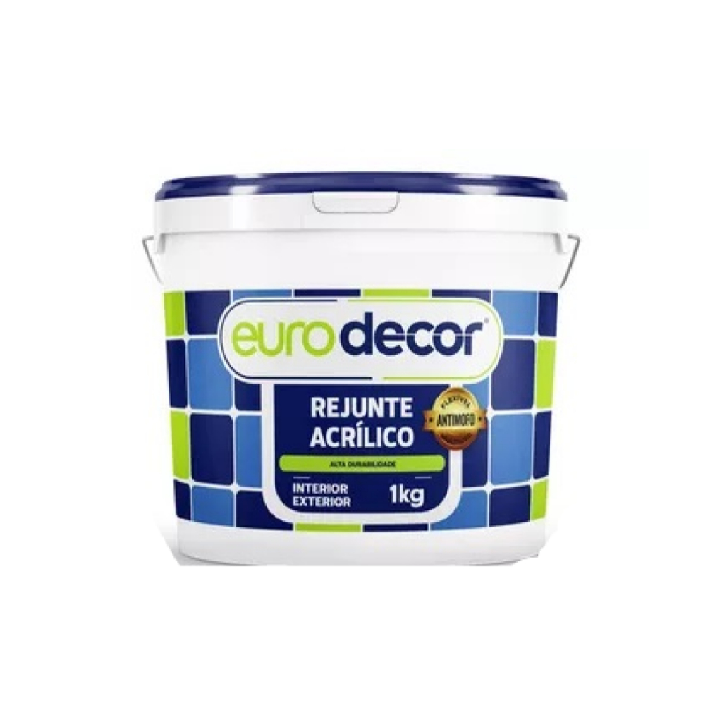 Rejunte Acrílico 1KG Impermeável Banheiro Porcelanato + Aplicador ...