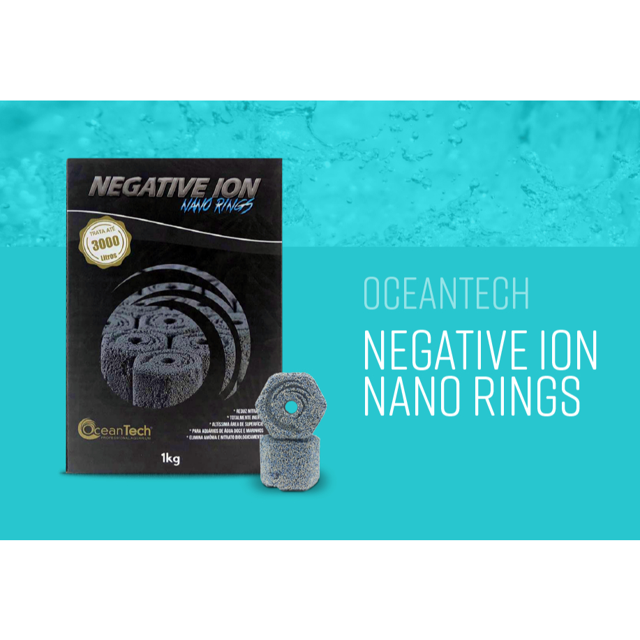 Ocean Tech Negative Ion Nano Rings. Para Até 3 Mil Litros De Água ...