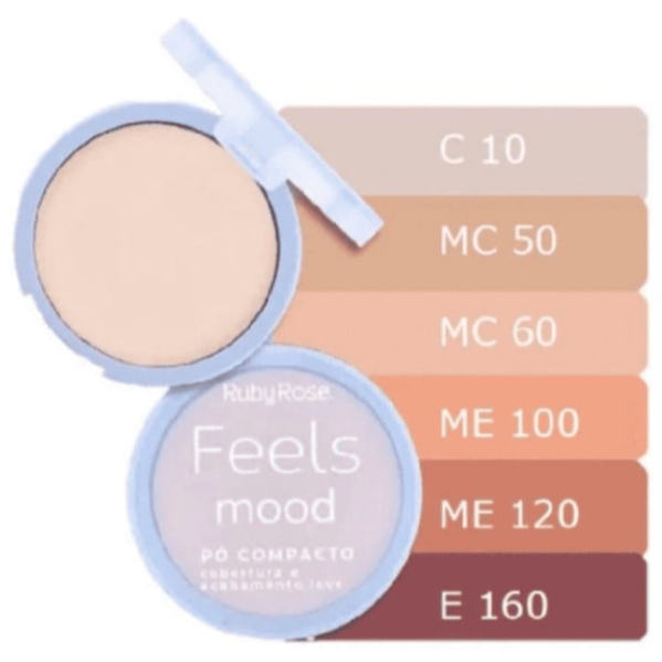 Ruby Rose - Mood - Pó compacto | Shopee Brasil