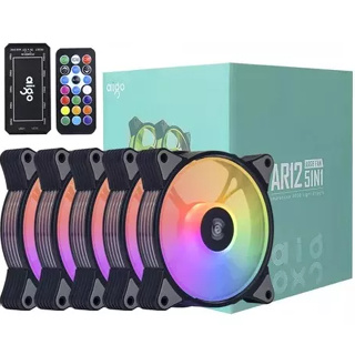 fans rgb kit 3 fans aigo argb com controladora para computador | Shopee ...