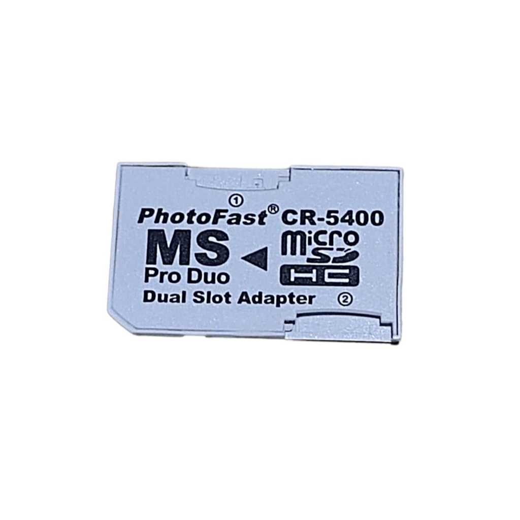Adaptador Memory Stick Pro Duo Para Psp Micro Sd Dual Slot | Shopee Brasil