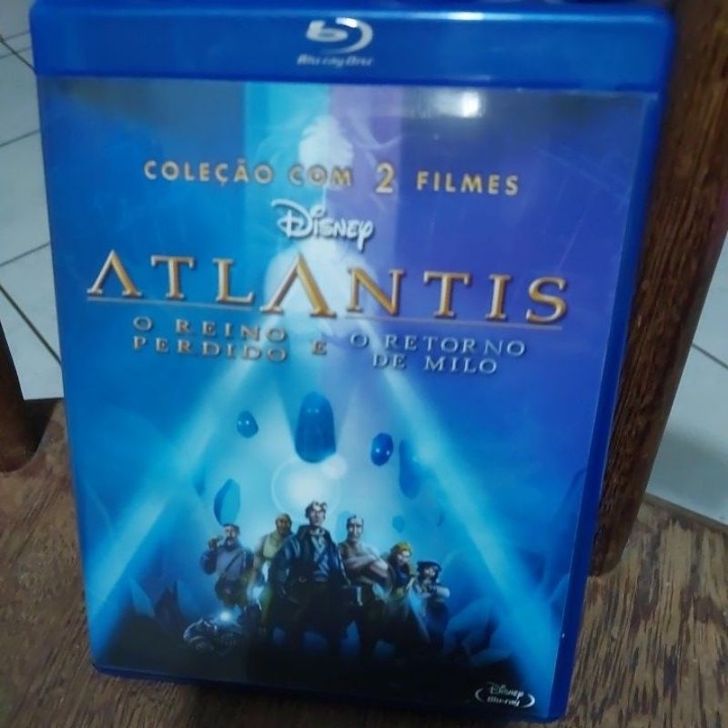 Blu-ray Atlantis O Reino Perdido e o Retorno de Milo Original | Shopee ...