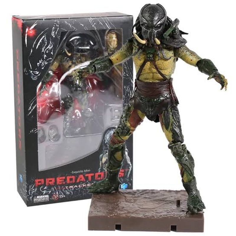 Action Figure Boneco Predator Tracker Hiya Toys Predador 12cm | Shopee ...